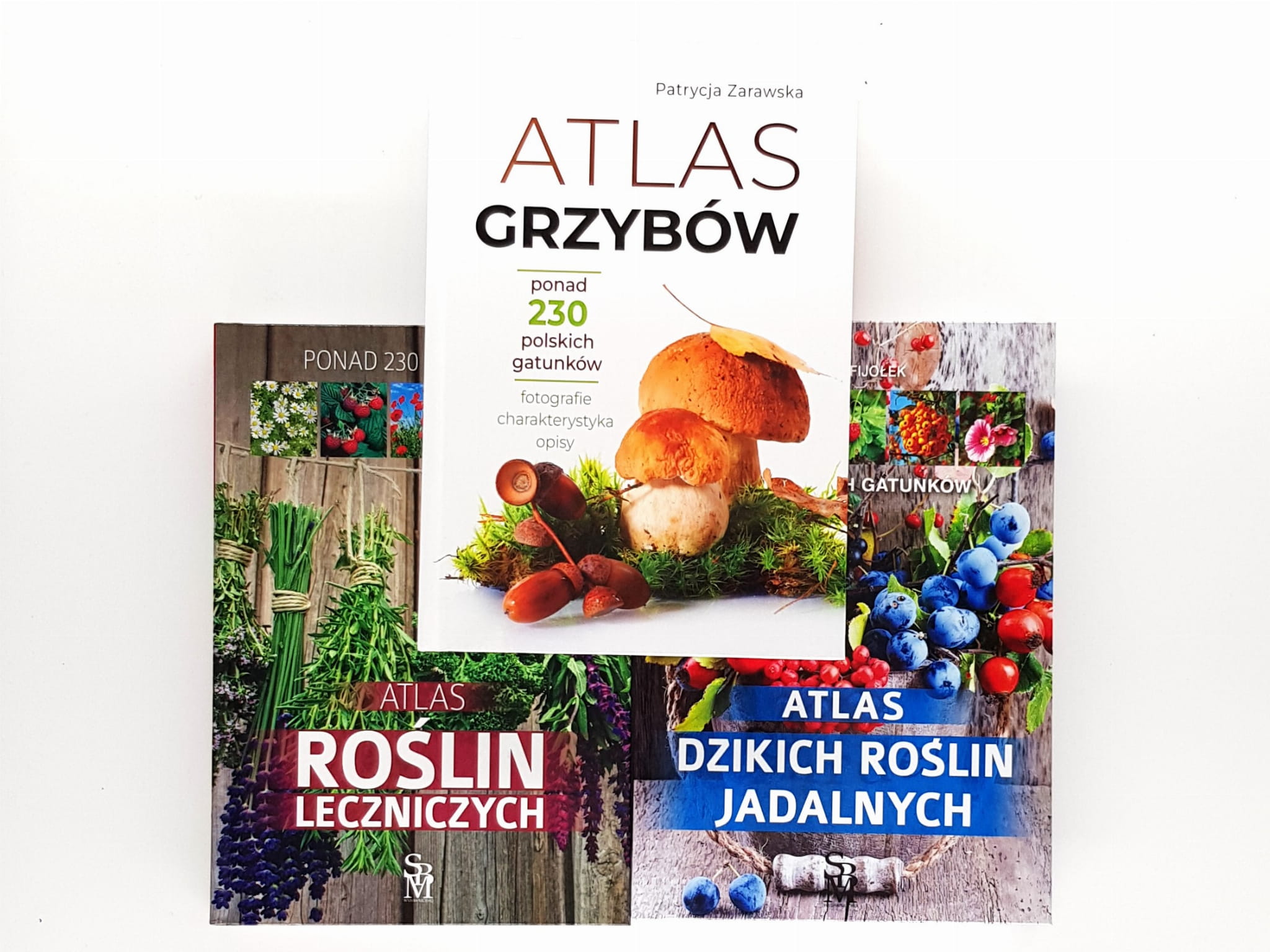 Zestaw atlasów: grzybów, roślin jadalnych i roślin leczniczych | Sklep ...